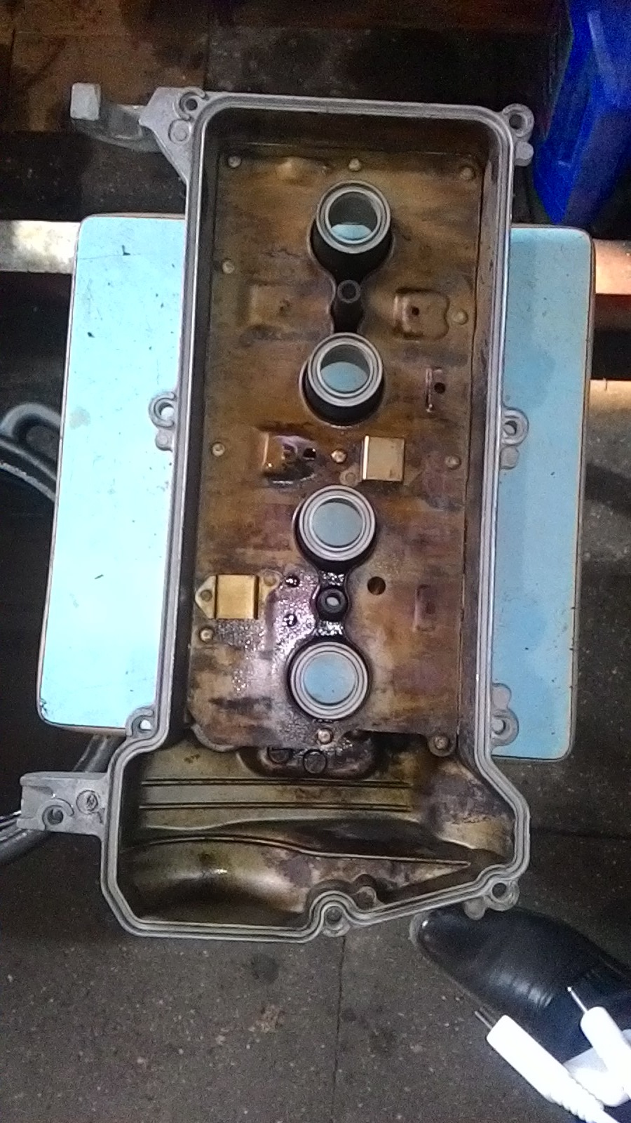 Замена цепи ГРМ (сальник коленвала, натежитель, успокоитель и т.д ...