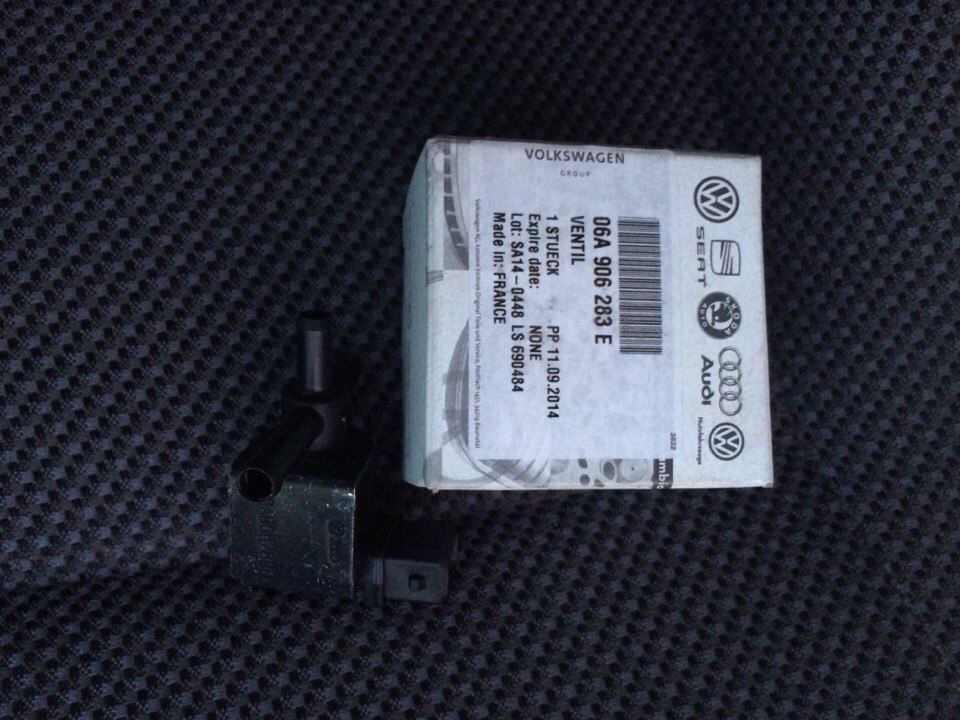 06A906283E Клапан переключающий магнитный VAG | Запчасти на DRIVE2