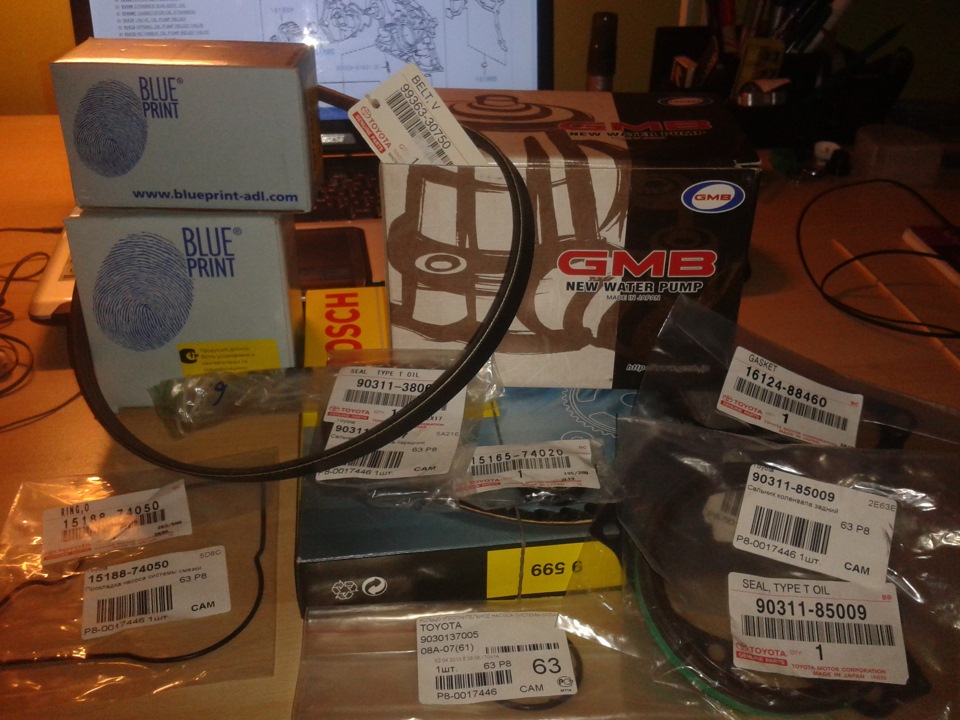 обрыв ГРМ! — Toyota Camry (XV20), 2,2 л, 1998 года | расходники | DRIVE2