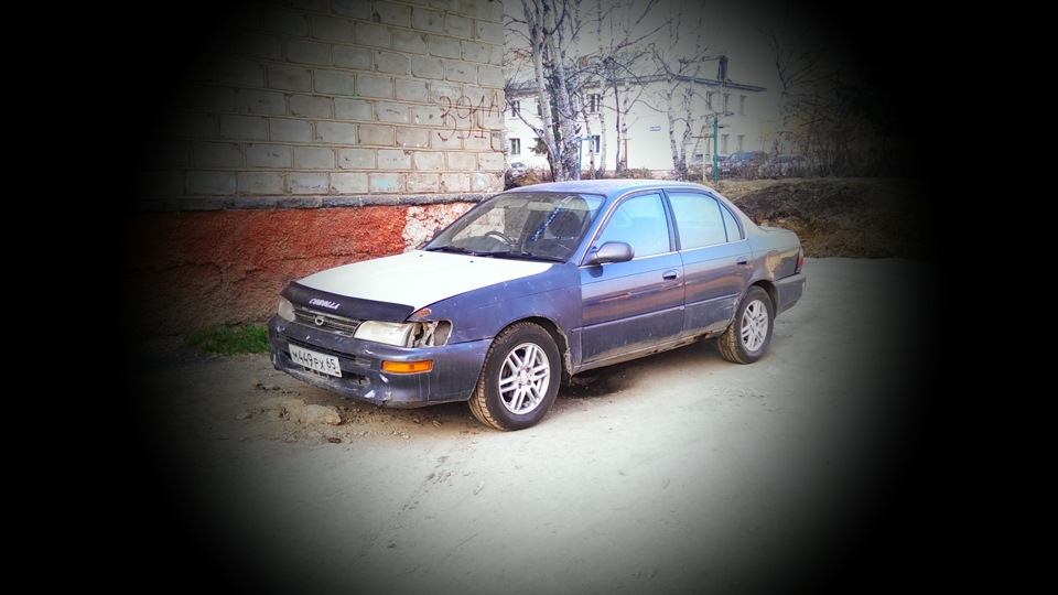 Бортжурнал Toyota Corolla 4A-FE (1.6) MT"Черничка"