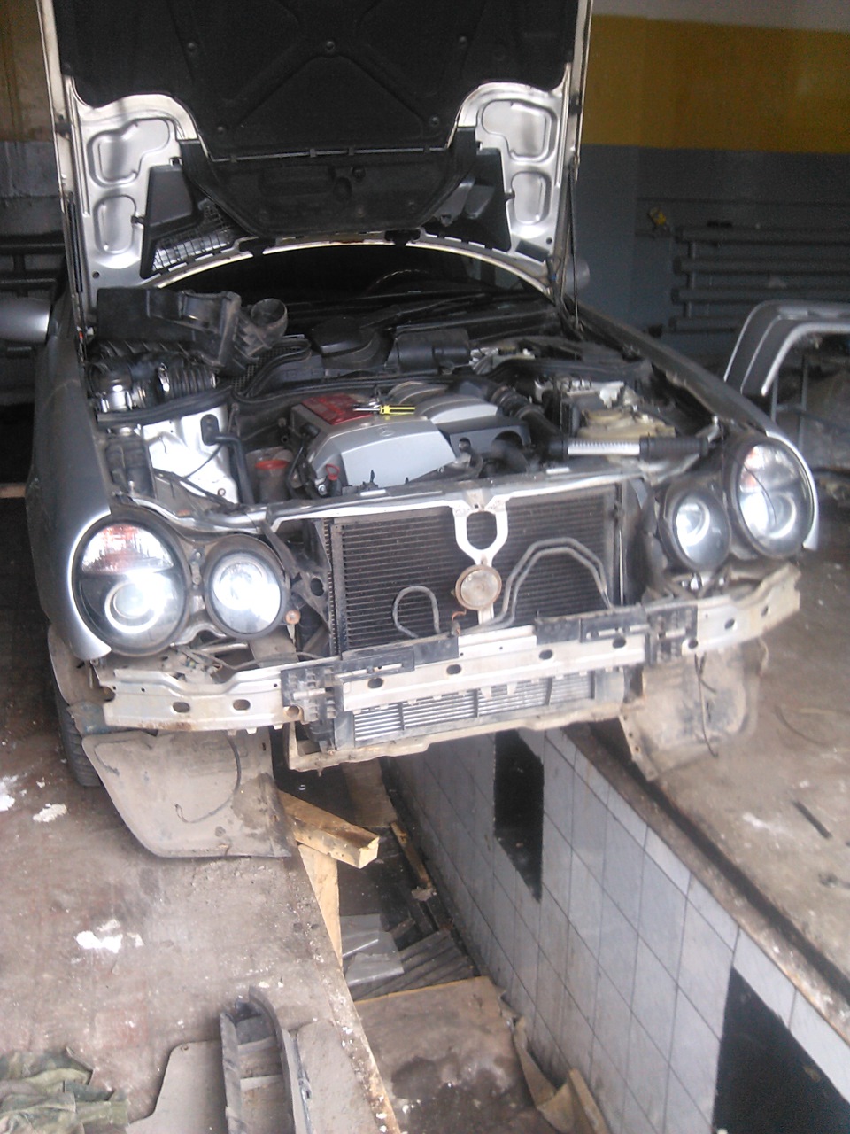 Замасливание ДМРВ — Mercedes-Benz E-Class (W210), 2 л, 2001 года ...