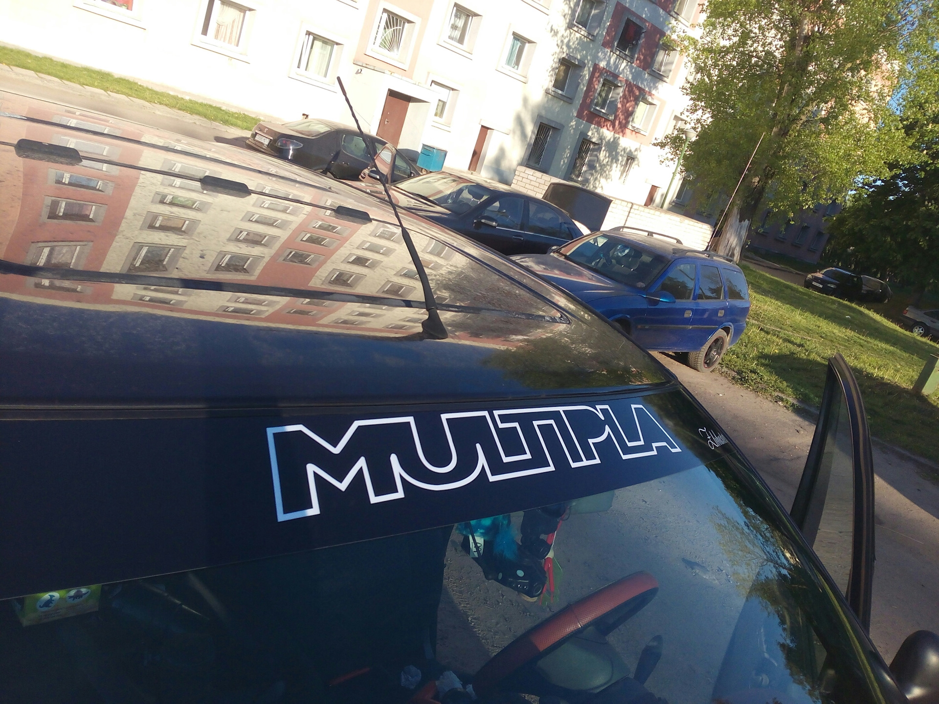 Солнце защитный козырёк — Fiat Multipla 1 9 л 2001 года стайлинг