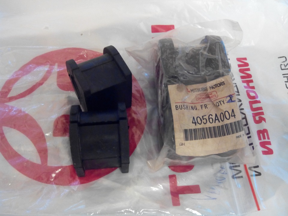Втулки стабилизаторов и Автобаферы — Mitsubishi Lancer X, 2 л, 2007 ...