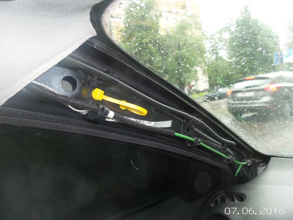 Алькантара самоклеющаяся на потолок — Ford Mondeo IV, 2 л, 2008 года ...