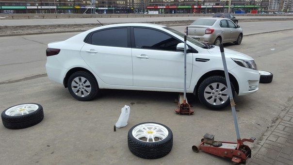 LENSO LIGHT S2 R17 — KIA Rio (3G), 1,6 л, 2014 года | колёсные диски ...