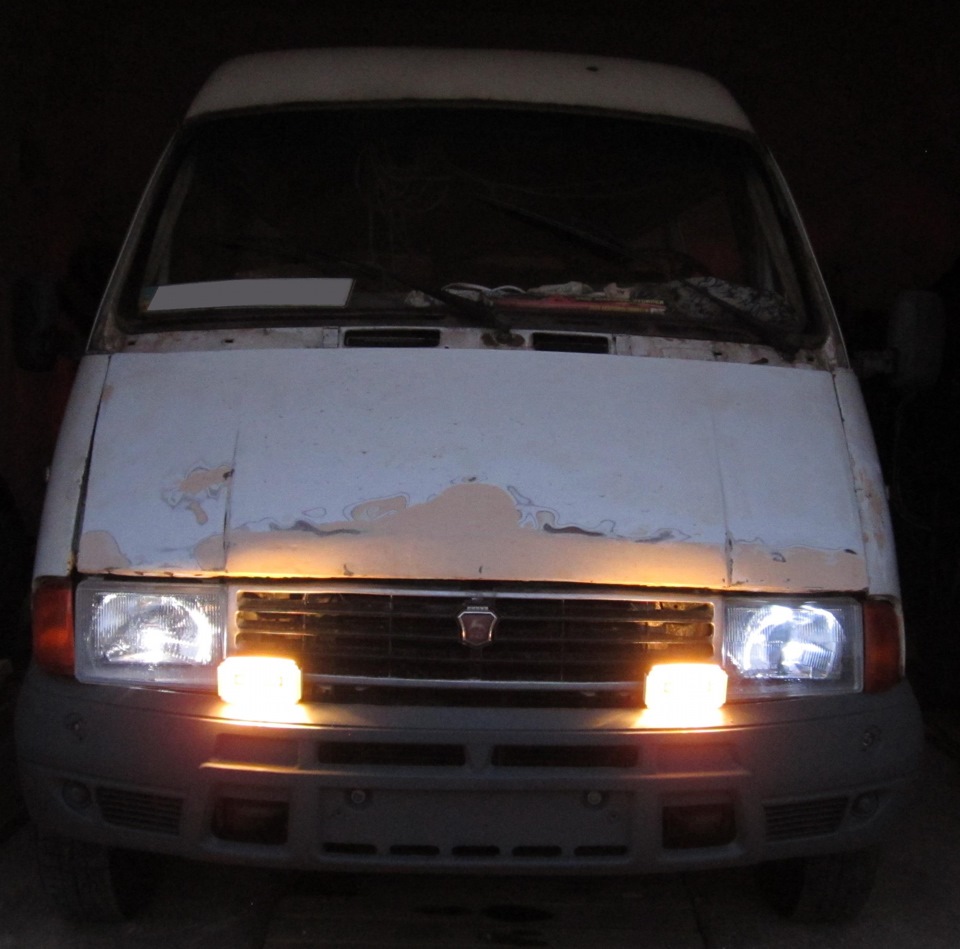 Подключение ПТФ и разгрузка для фар — ГАЗ Газель, 2,4 л, 1997 года ...