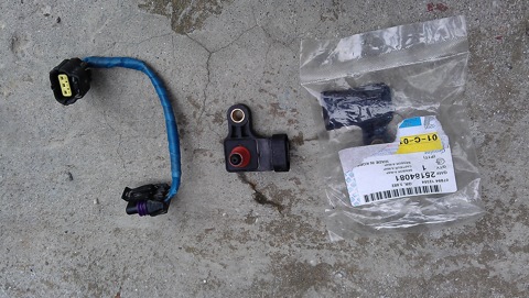 25184081 Датчик давления воздуха Chevrolet Aveo 1,4 DOHC GM | Запчасти ...