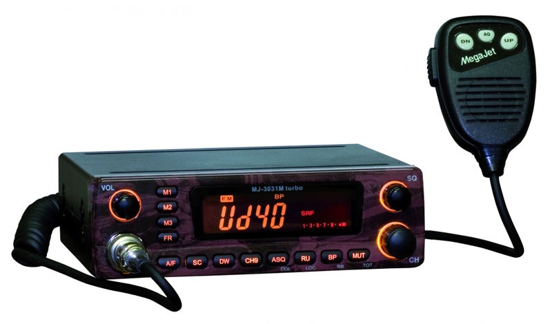 Радиостанция MegaJet MJ-3031M Turbo и антенна Optim CB-50 Mag — Volkswagen Transporter T3, 1,6 л ...