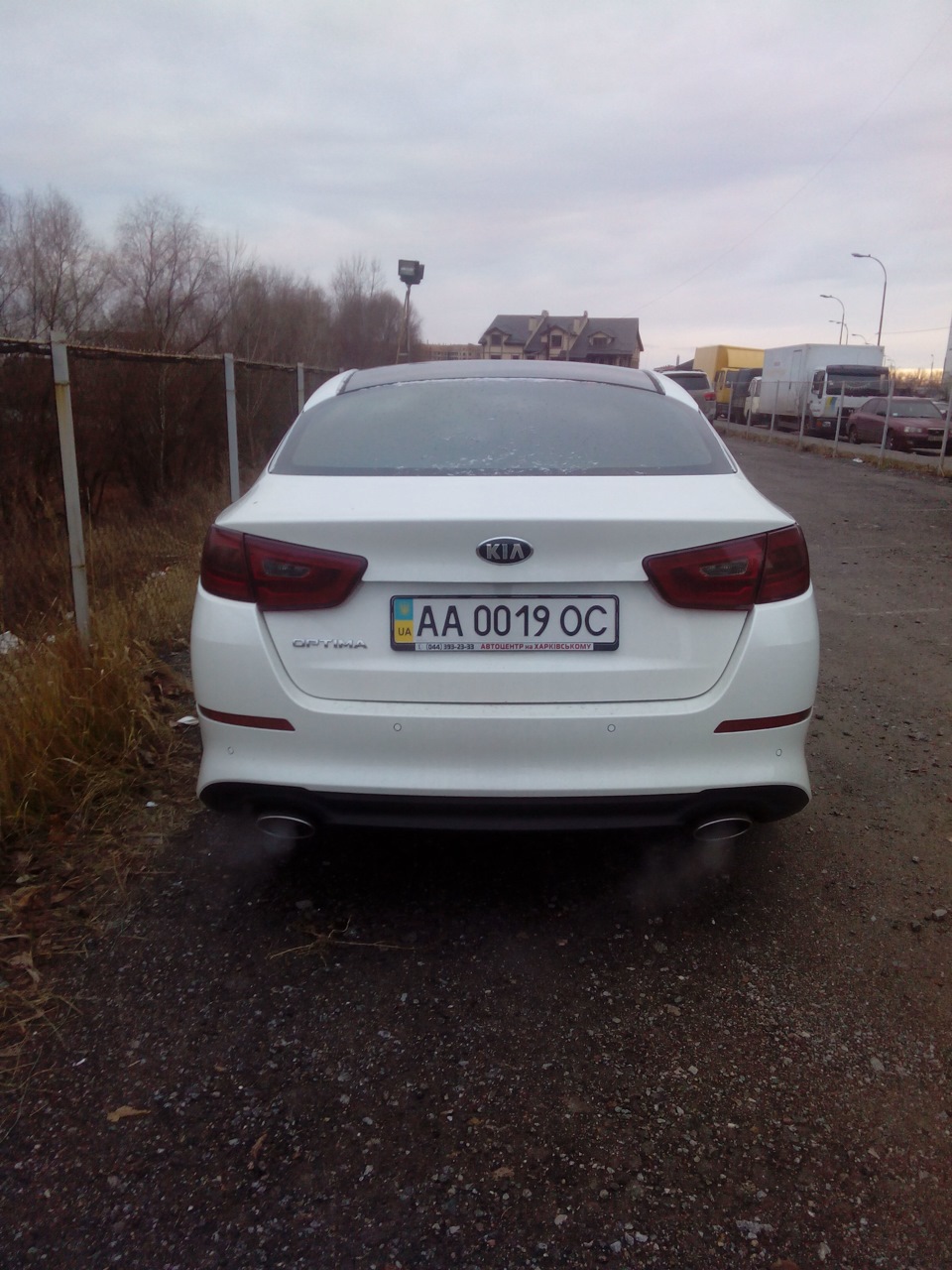 Тонировка стопов и крыша в черный глянец, типа панорама! — KIA Optima ...