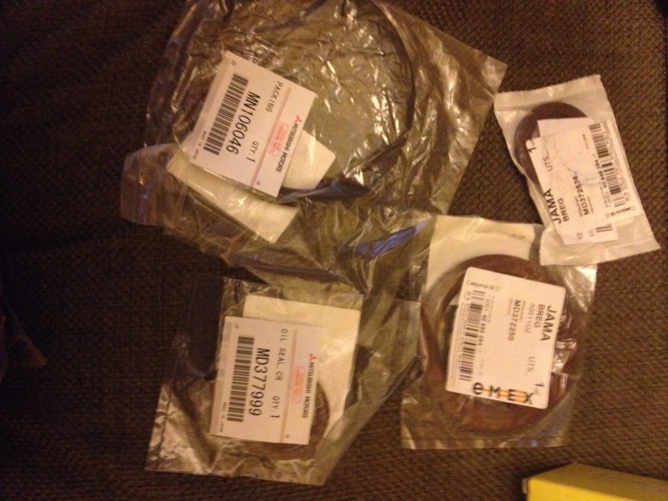 MD372250 Сальник коренной OEM Mitsubishi | Запчасти на DRIVE2