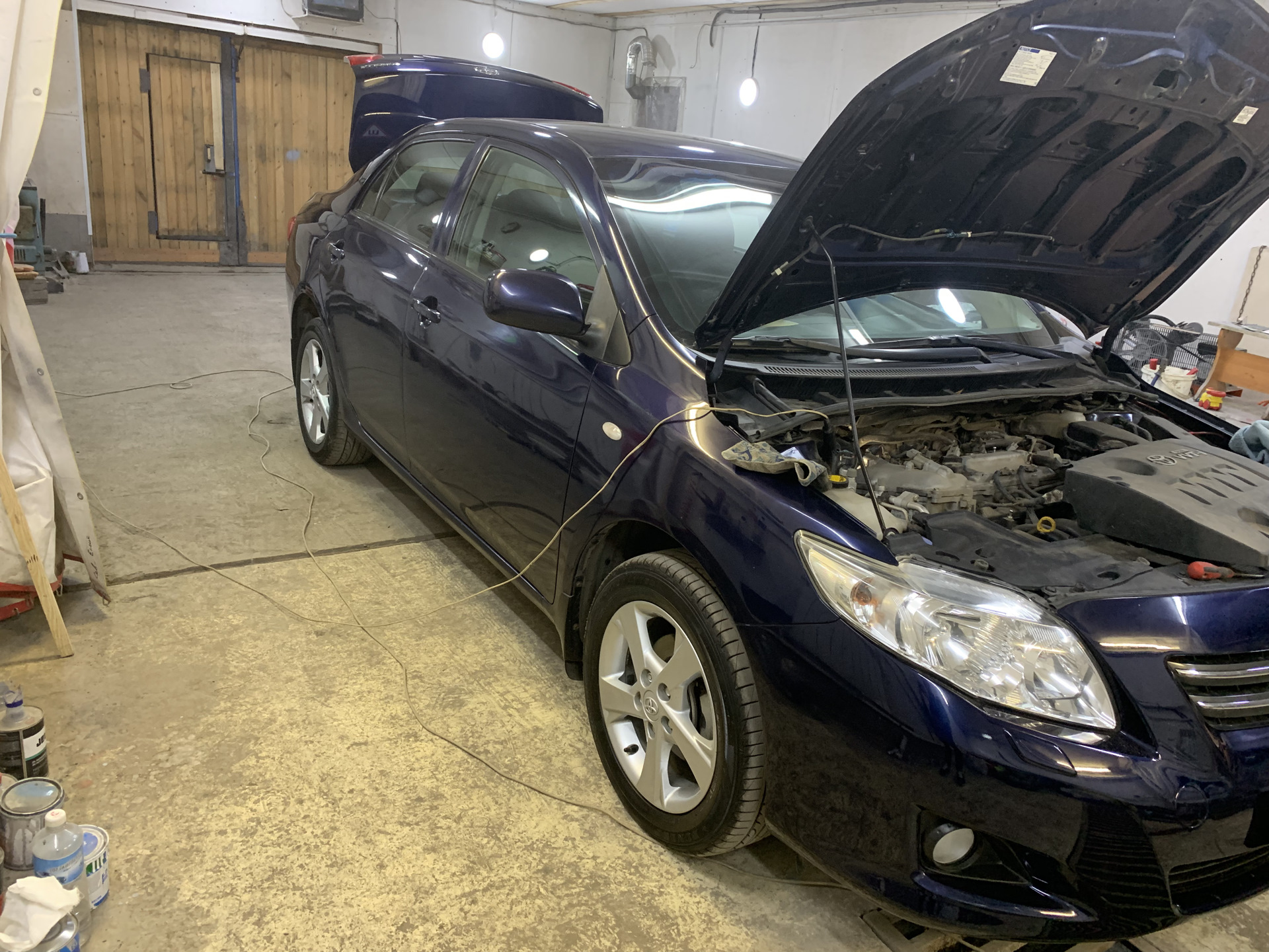 Замена датчика давления масла — Toyota Corolla (140/150), 1,6 л, 2008 ...