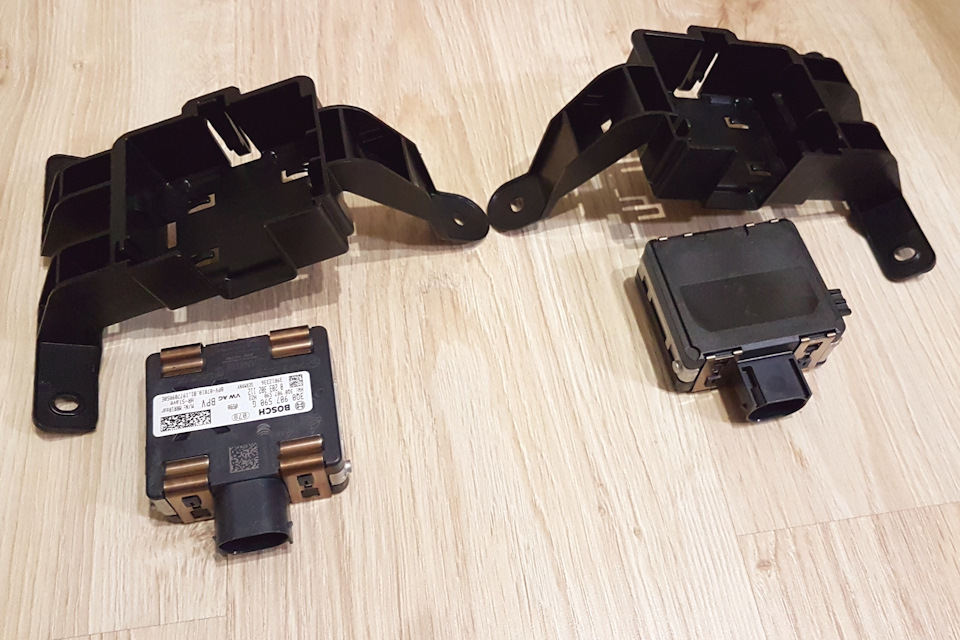 7. Side Assist + Rear traffic alert — Volkswagen Tiguan (2G), 2 л, 2018 ...