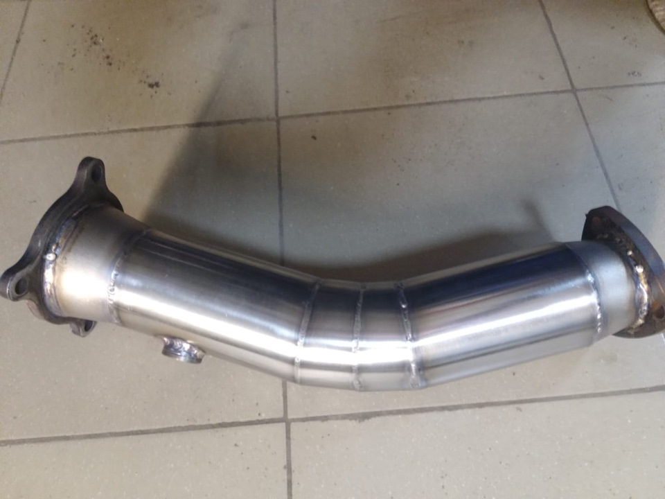 Установка даунпайпа, колхоз, ошибки и вытекающие. Прошивка ст1 — Audi ...