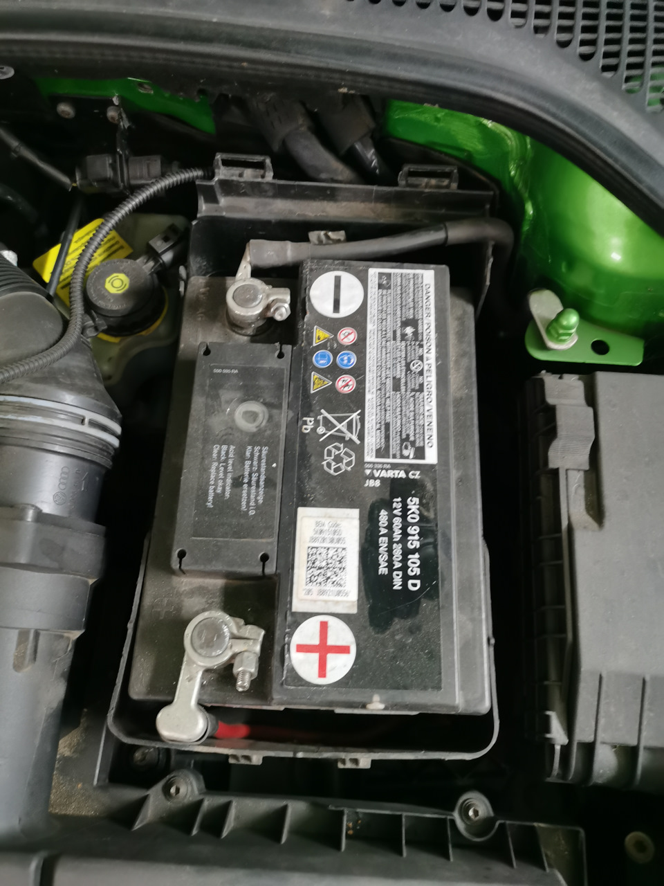 5K0915105D Стартерная аккумуляторная батарея VAG | Запчасти на DRIVE2