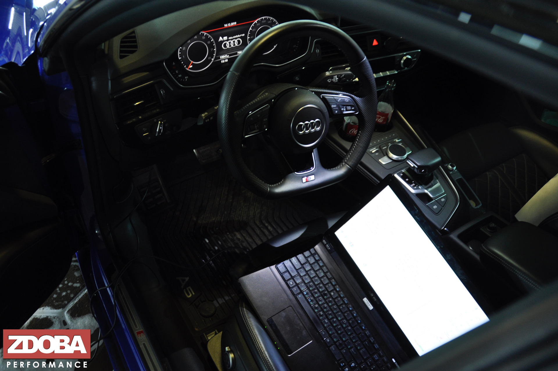 Audi A5 B9 2.0 TFSI (CYRB) 249 hp Замена задних колодок и диагностика ...