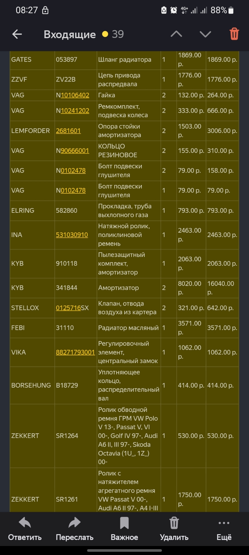 Дикое ТО, спустя 7 лет ))) 🤦 — Volkswagen Passat Variant (B5), 1,8 л ...