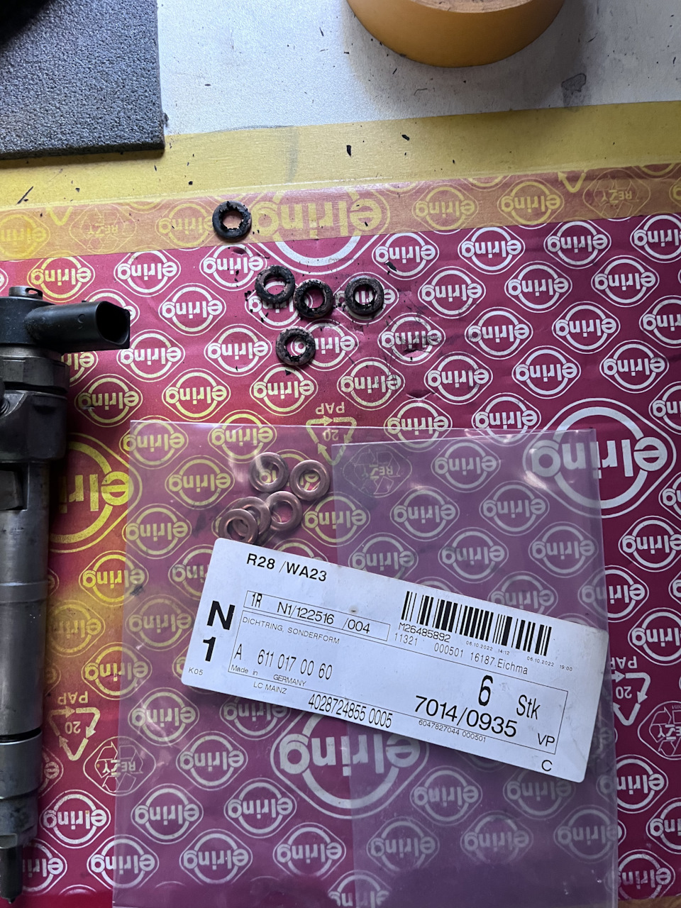 Ремонт 2 — Mercedes-Benz E-Class Estate (S211), 3,2 л, 2004 года ...