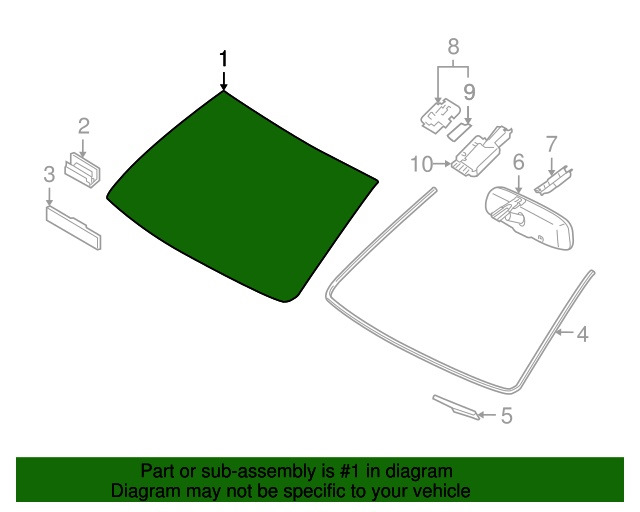 5610160905 Лобовое стекло TOYOTA LEXUS | Запчасти на DRIVE2