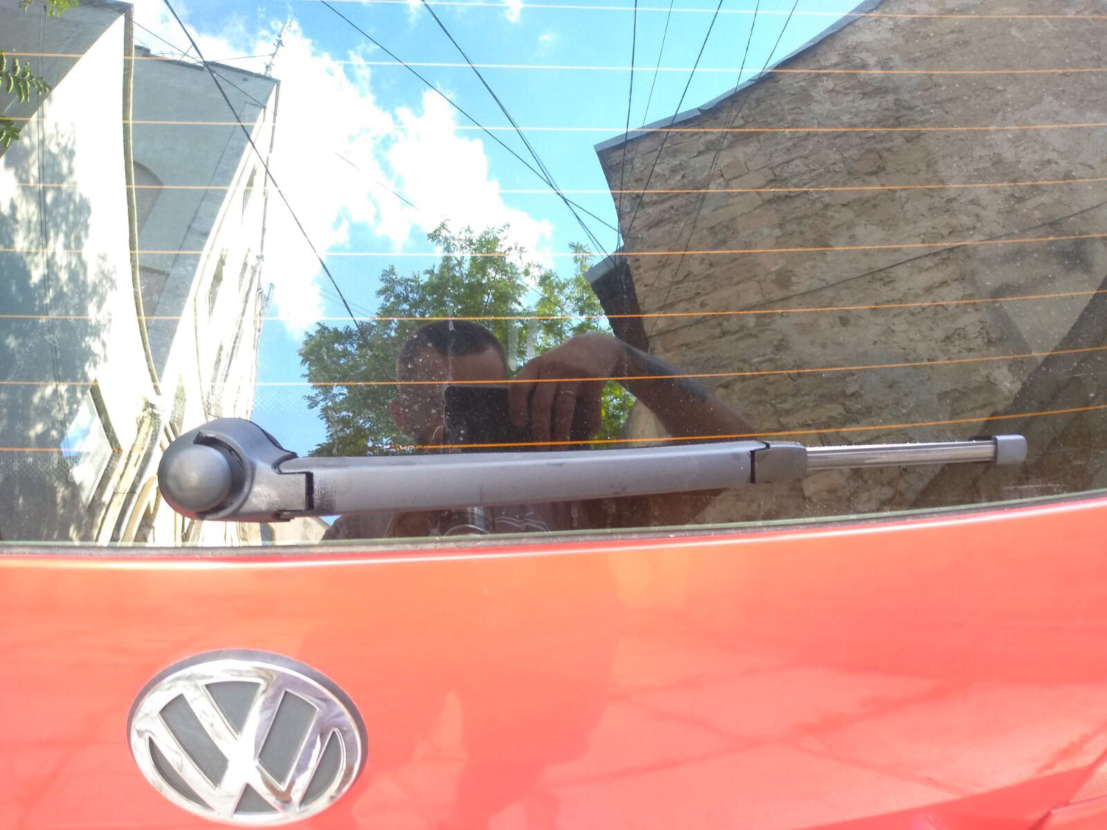 Задний дворник от b6 — Volkswagen Golf Mk4, 1,4 л, 2000 года ...