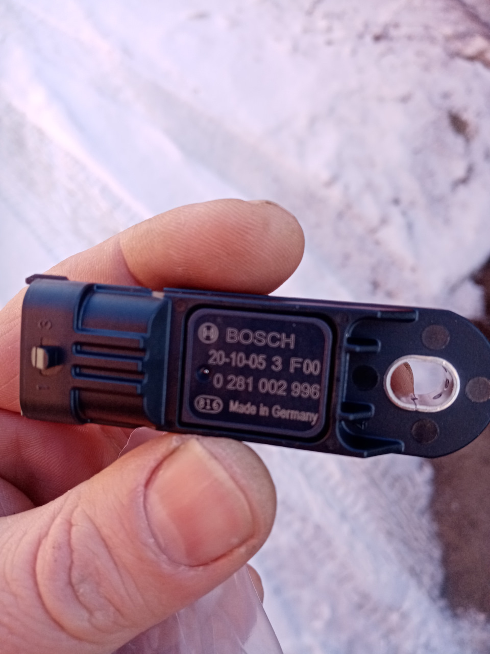 0281002996 Датчик давления наддува BOSCH | Запчасти на DRIVE2