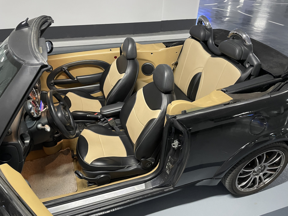 Кресла от MINI R56 в R52 — MINI Cabrio (1G), 1,6 л, 2006 года ...