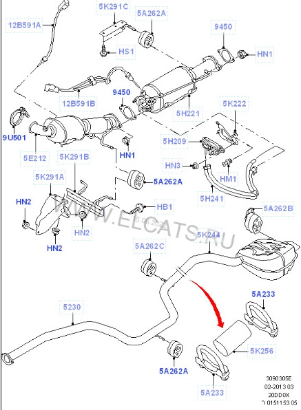 P2002 Замена патрубка датчика контроля диф.давления DPF, — Ford S-Max ...