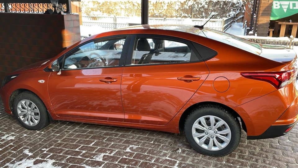 Hyundai Solaris (2G) 1.6 бензиновый 2022 | Orange Juice 1.6 l на DRIVE2