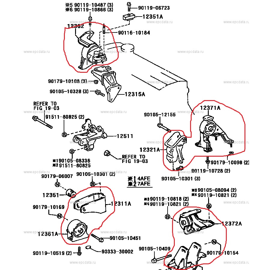 41 Замена ГРМ и не только — Toyota Corona Premio (T210), 1,8 л, 1996 ...