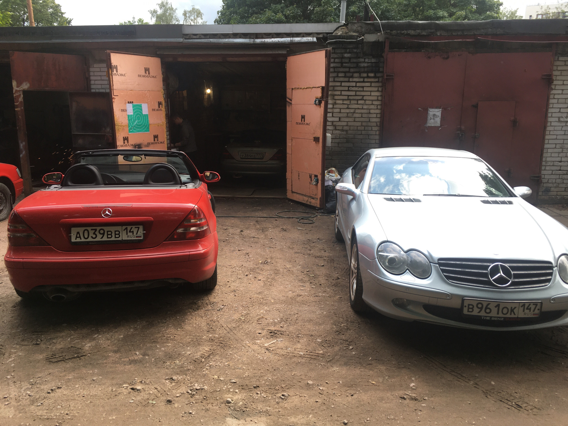 Гаражный день: фотохром и подкрас — Mercedes-Benz SL-class (R230), 3,7 ...