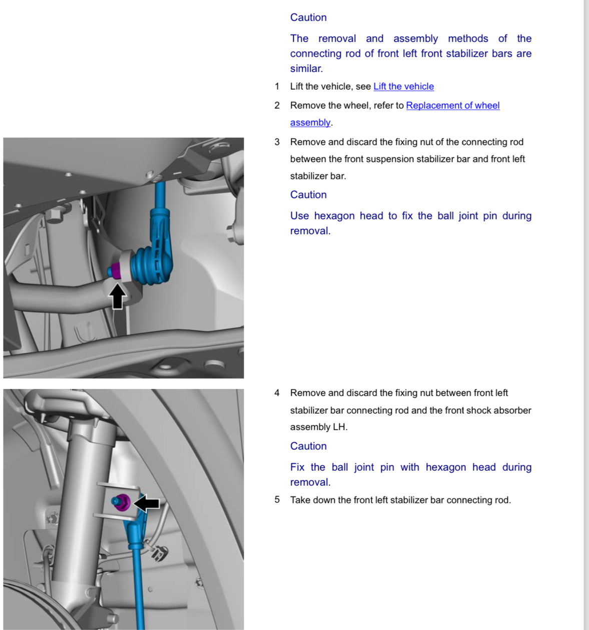 Замена стойки стабилизатора Geely Monjaro — Geely Monjaro, 2 л, 2023 ...