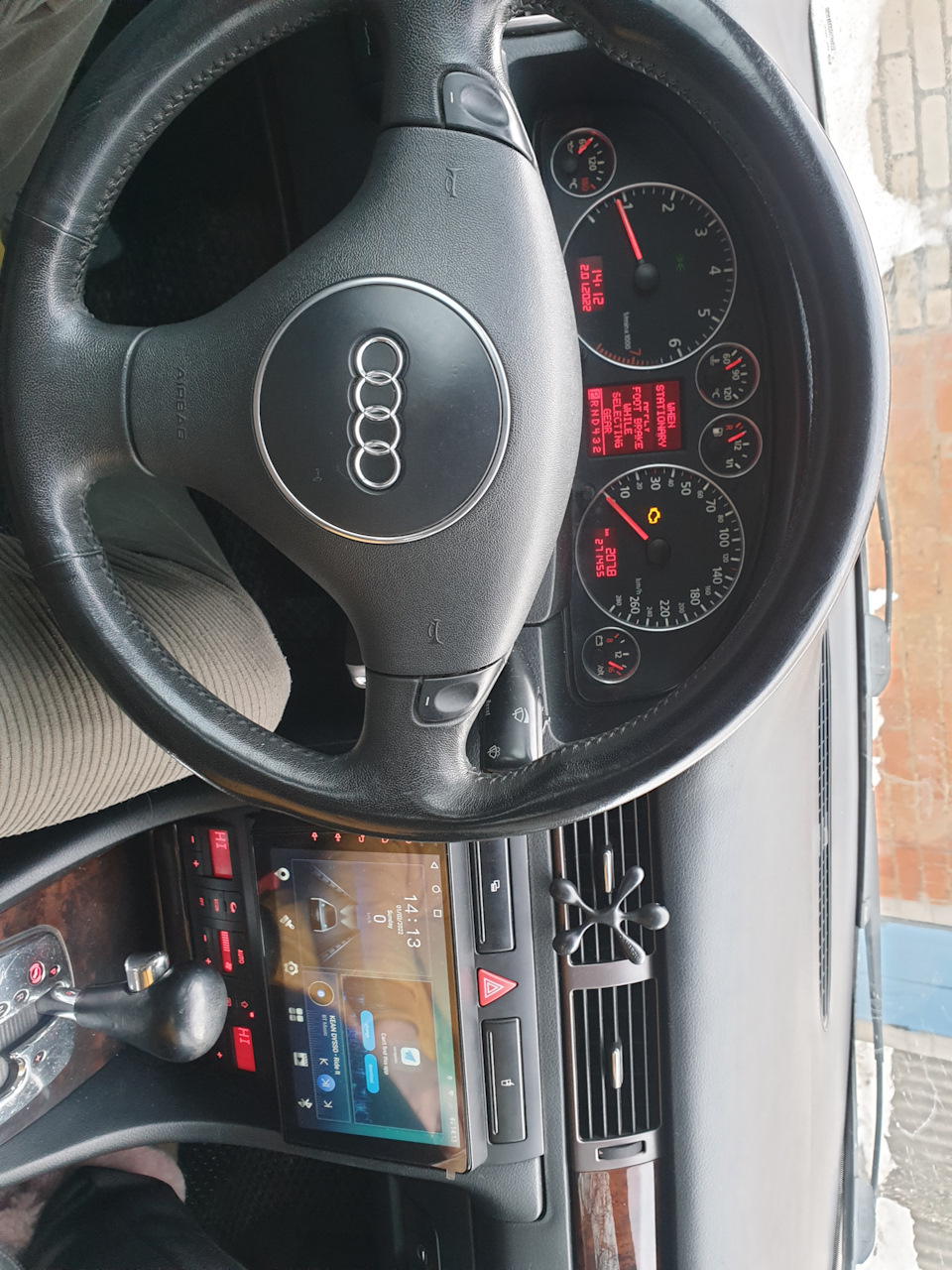 2din магнитола из поднебесной — Audi A6 (C5), 2,8 л, 2000 года ...