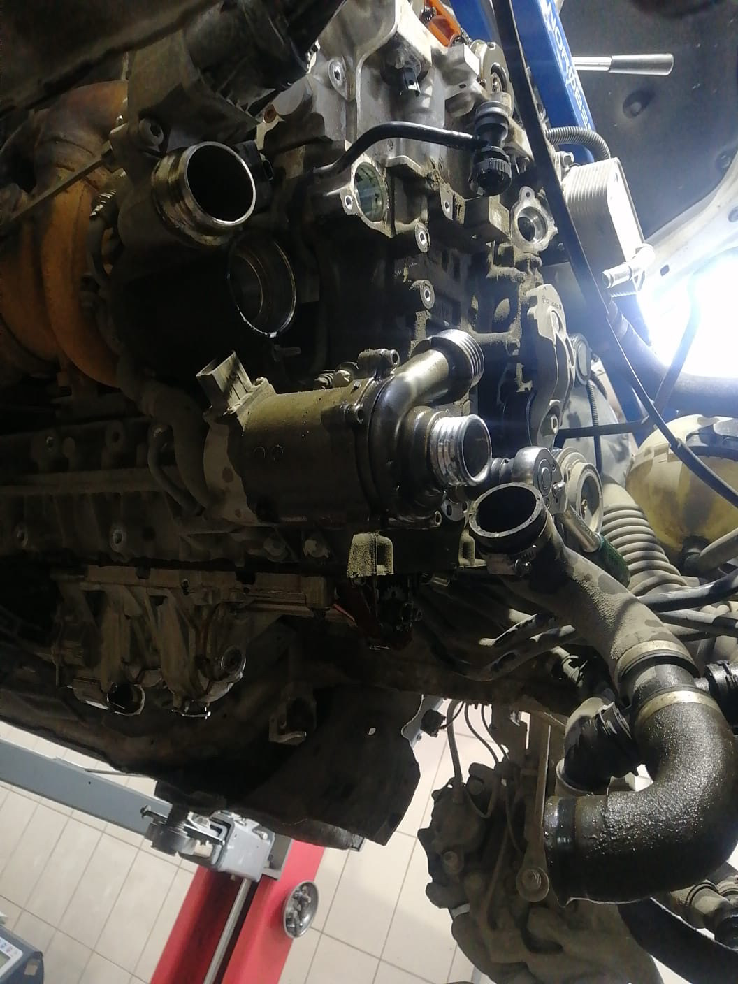 Замена цепей N20, масла, ремня, свечей, мойка радиаторов — BMW 3 series ...