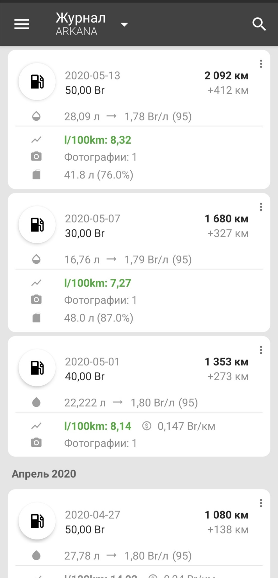 Запись, 24 мая 2020 — DRIVE2