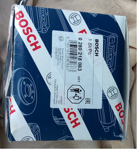 0280218063 Датчик массового расхода воздуха BOSCH | Запчасти на DRIVE2