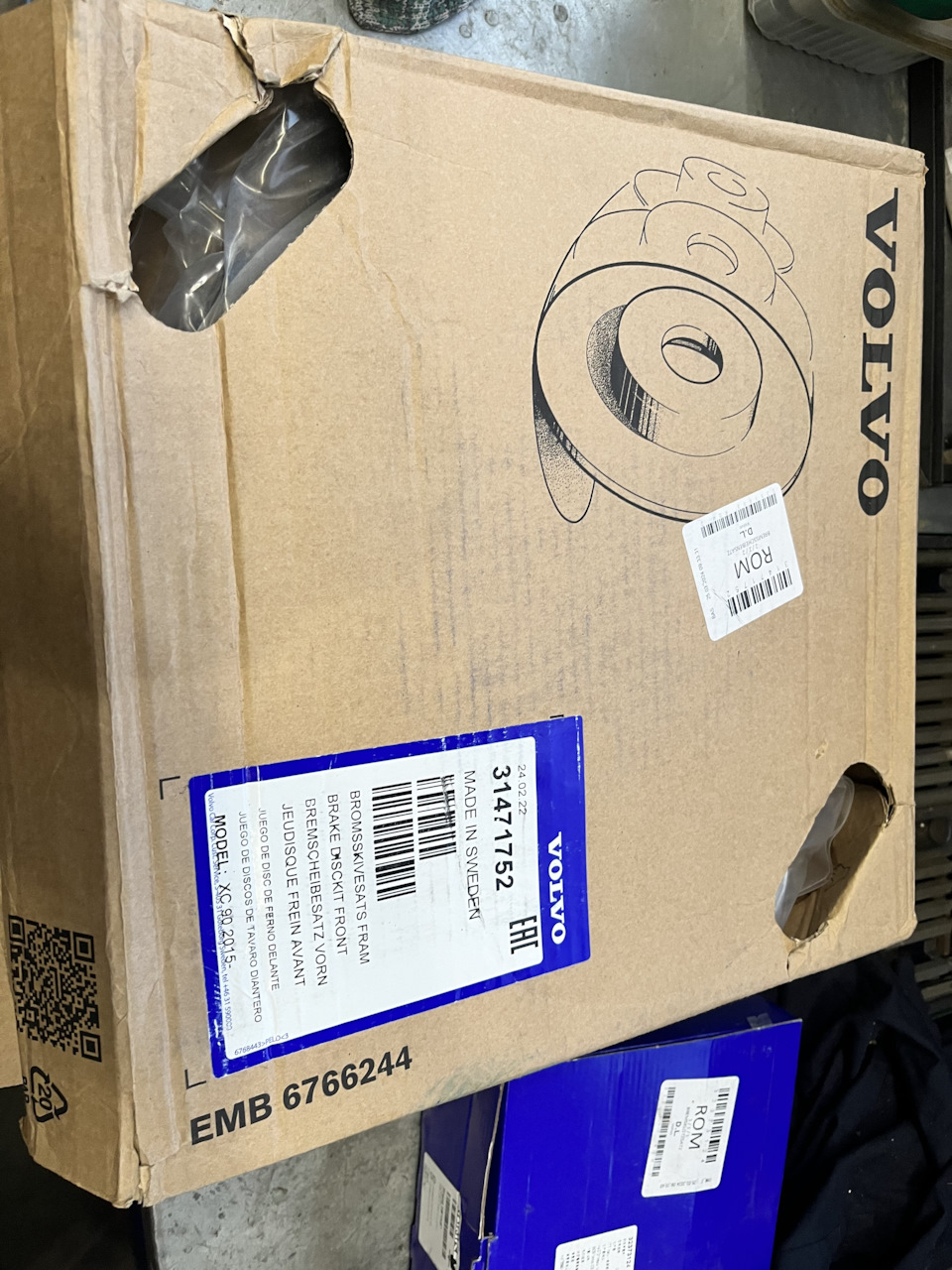 31471752 Диск тормозной Volvo | Запчасти на DRIVE2