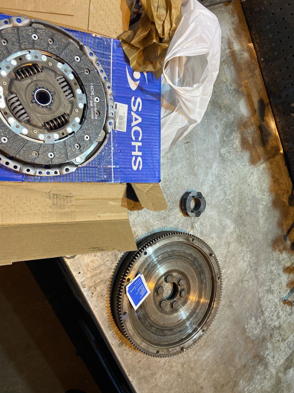 Замена сцепления на одномассовое! — Skoda Octavia A4 Mk1, 1,8 л, 2008 ...