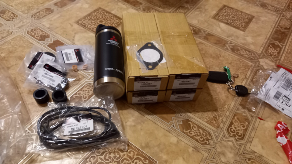 Замена топливных форсунок. — Mitsubishi Pajero Sport (2G), 3,2 л, 2008 ...