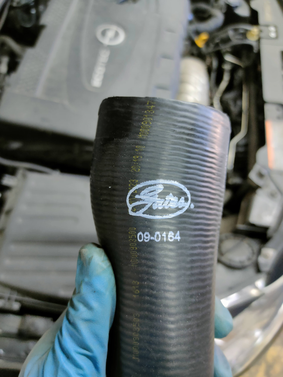 Патрубок интеркулера Gates, расширительный бочек UXCLENT — Opel ...