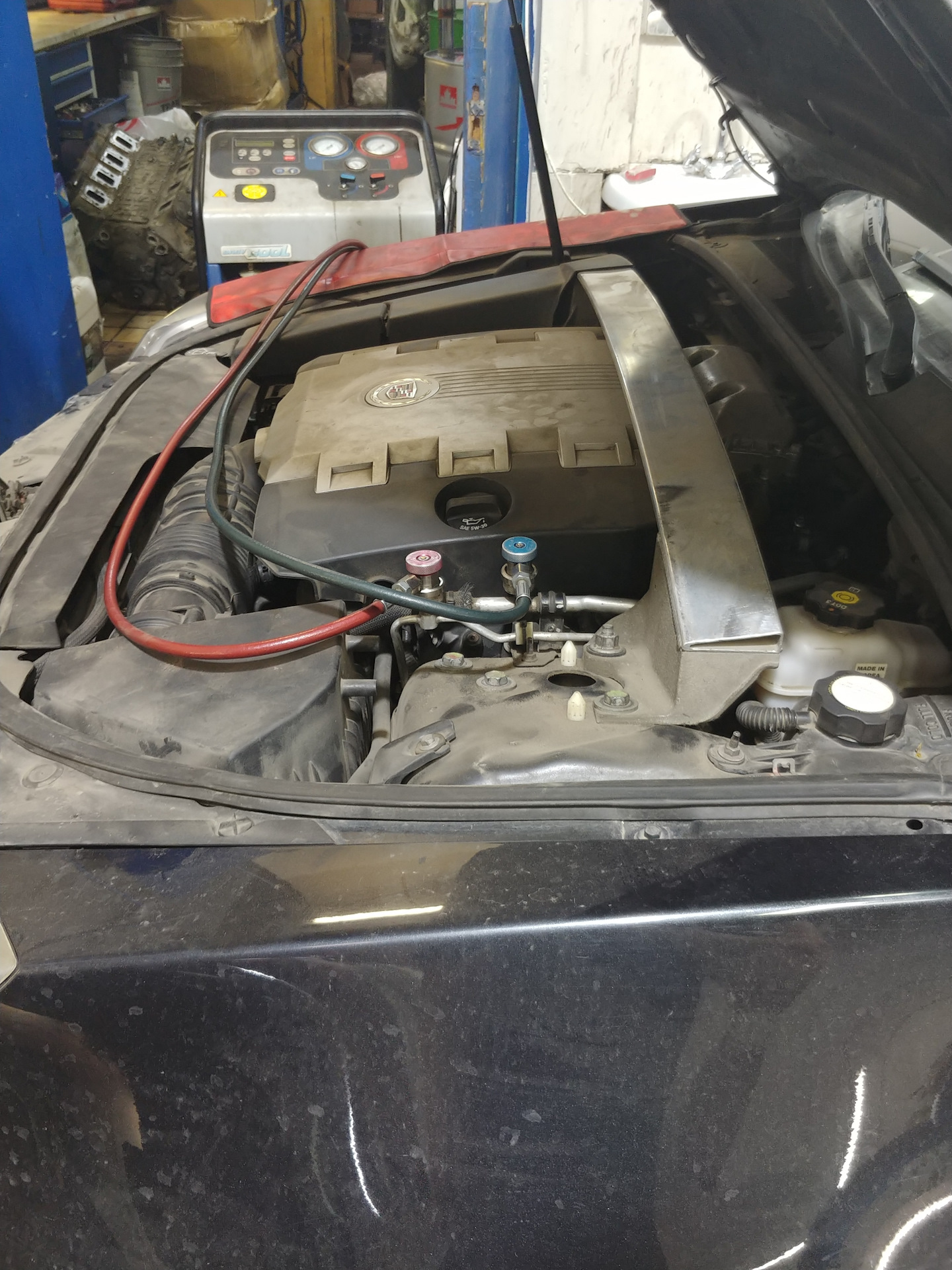 Амортизаторы, стойки, колодки, "кондейка"😊 — Cadillac CTS (2G), 3,6 л ...