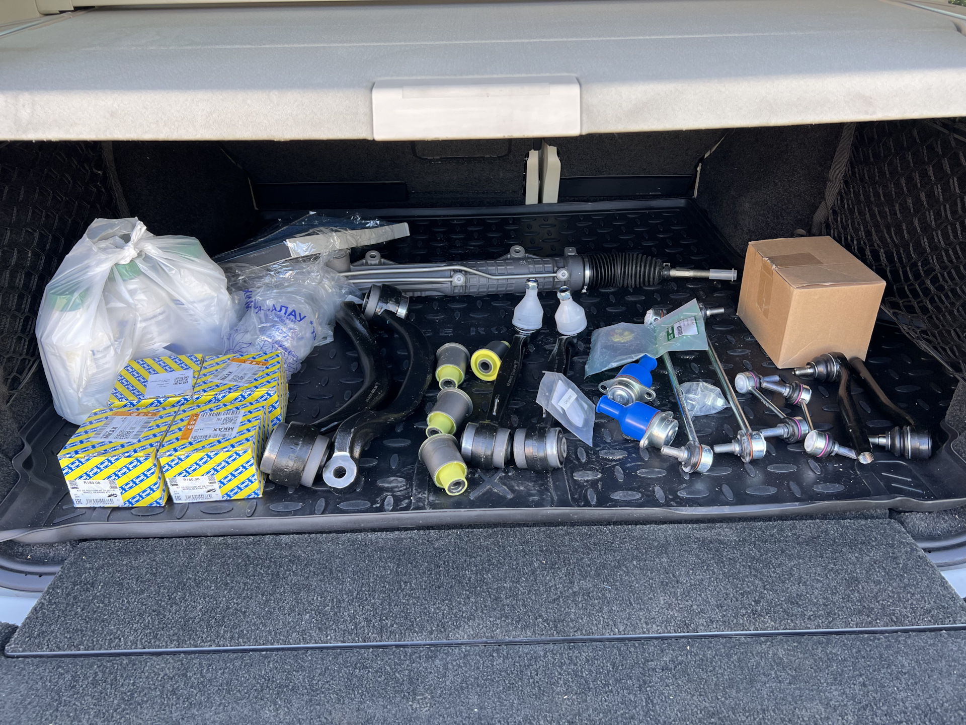 Полная переборка подвески. — Land Rover Range Rover (3G), 5 л, 2012 ...