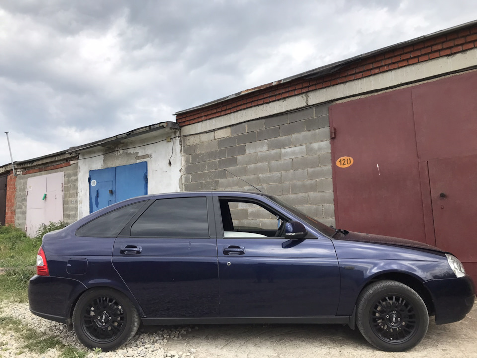 Суппорта в black edition — Lada Приора хэтчбек, 1,6 л, 2013 года ...