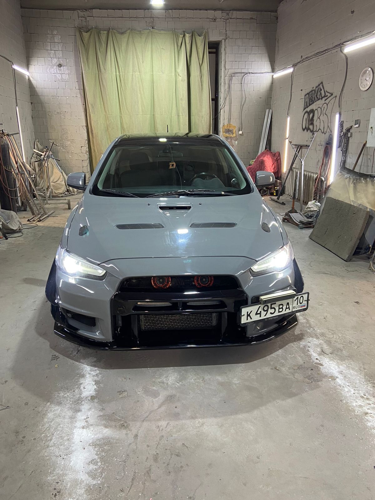 Перекрас в nardo grey — Mitsubishi Lancer X, 2 л, 2008 года | кузовной ...