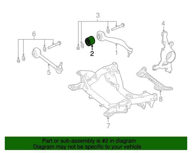A2043331114 Сайлентблок рычага подвески Mercedes | Запчасти на DRIVE2