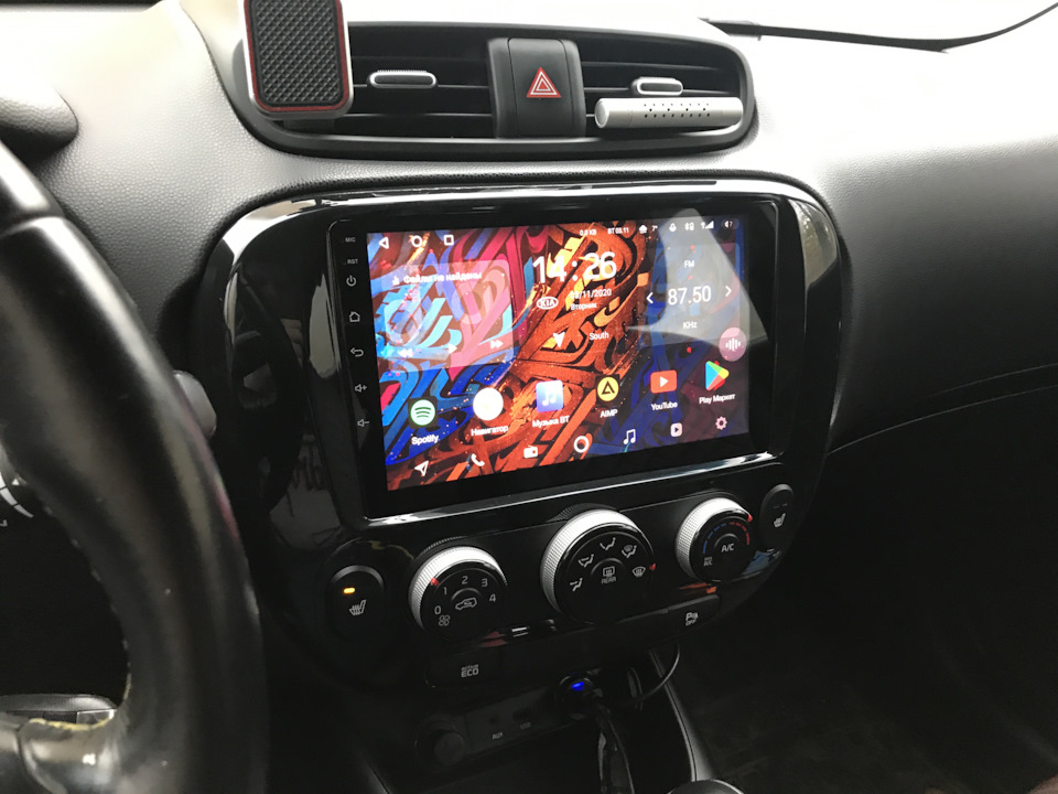 Магнитола TEYES на SOUL PS с кондиционером (Часть 2) — KIA Soul (2G), 1 ...