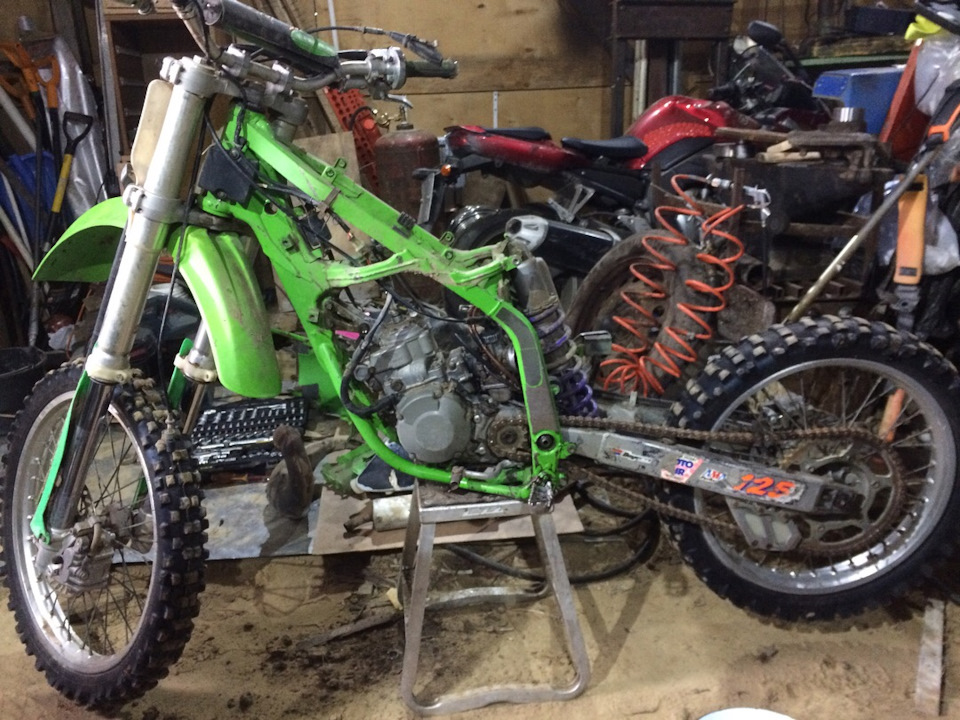 Собираю внедорожный электробайк на базе Kawasaki KX125 (Часть 2) — DRIVE2