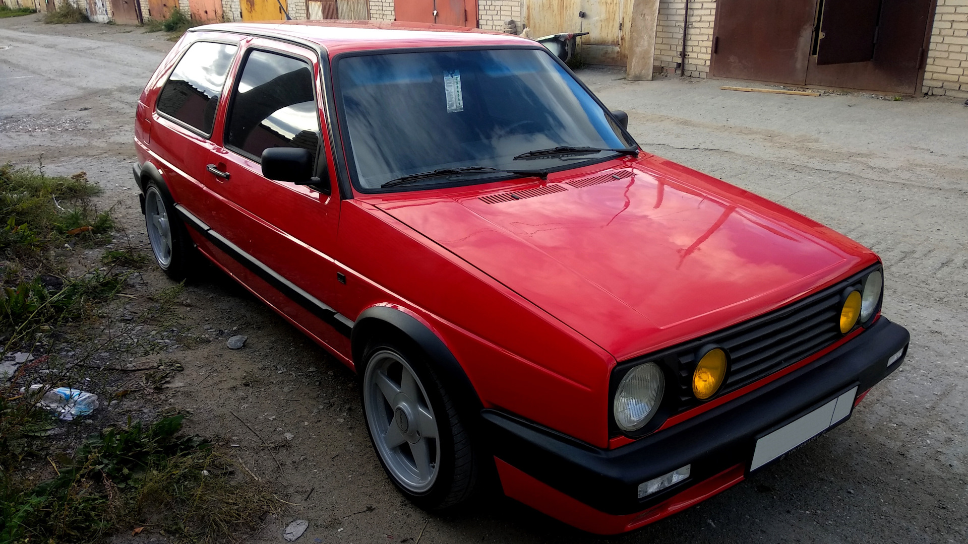 Volkswagen Golf Mk2 1.8 бензиновый 1988 | Red Golf на DRIVE2