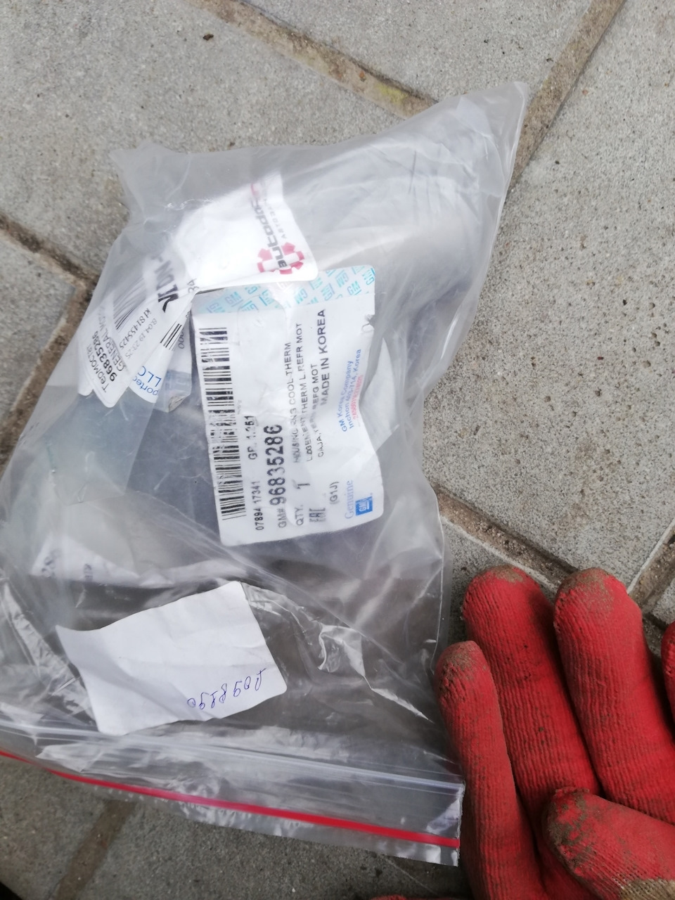 96835286 Термостат, охлаждающая жидкость GM | Запчасти на DRIVE2