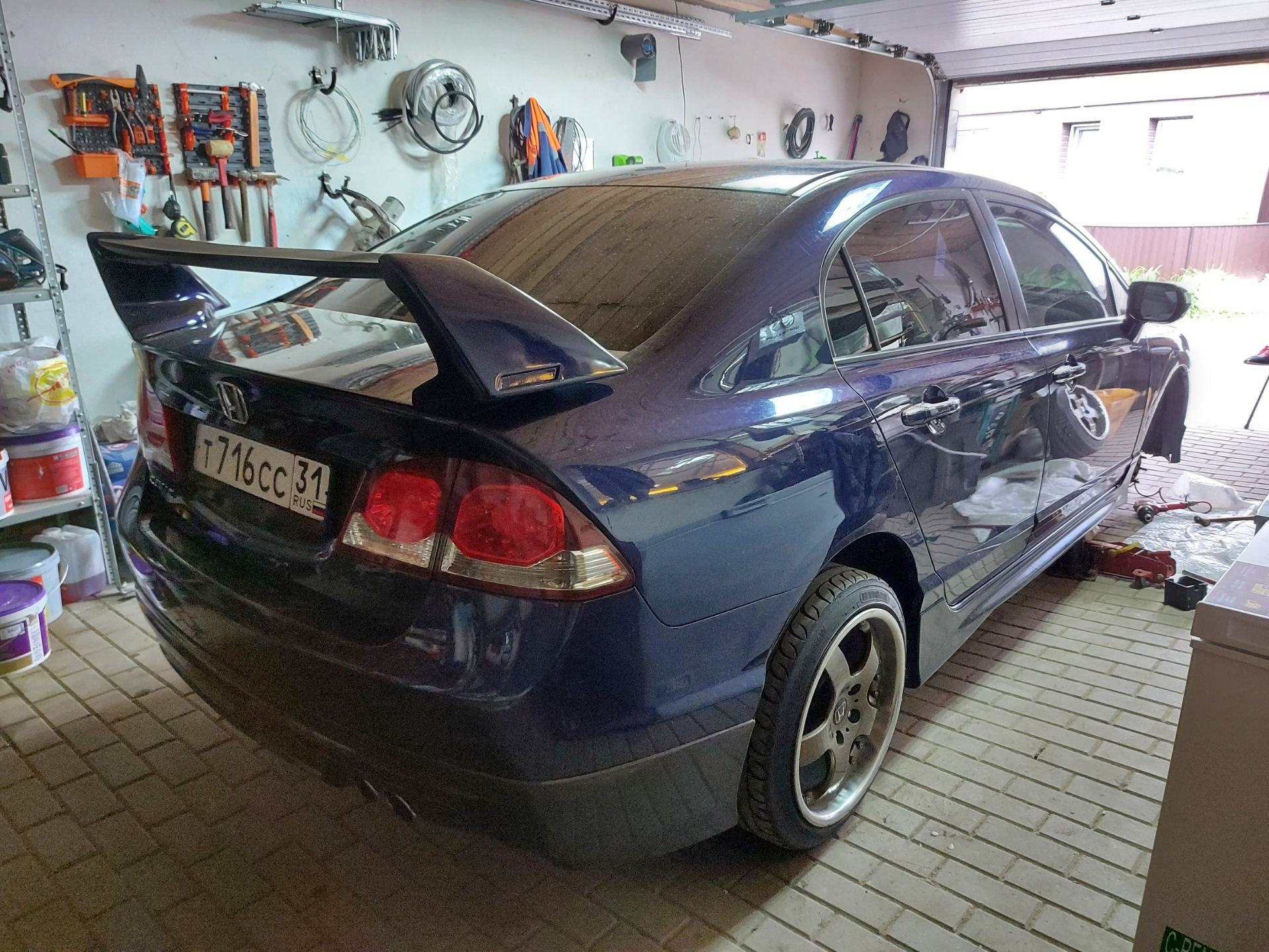 Спойлер на цивик 4д — Honda Civic 4D (8G), 1,8 л, 2010 года | своими ...
