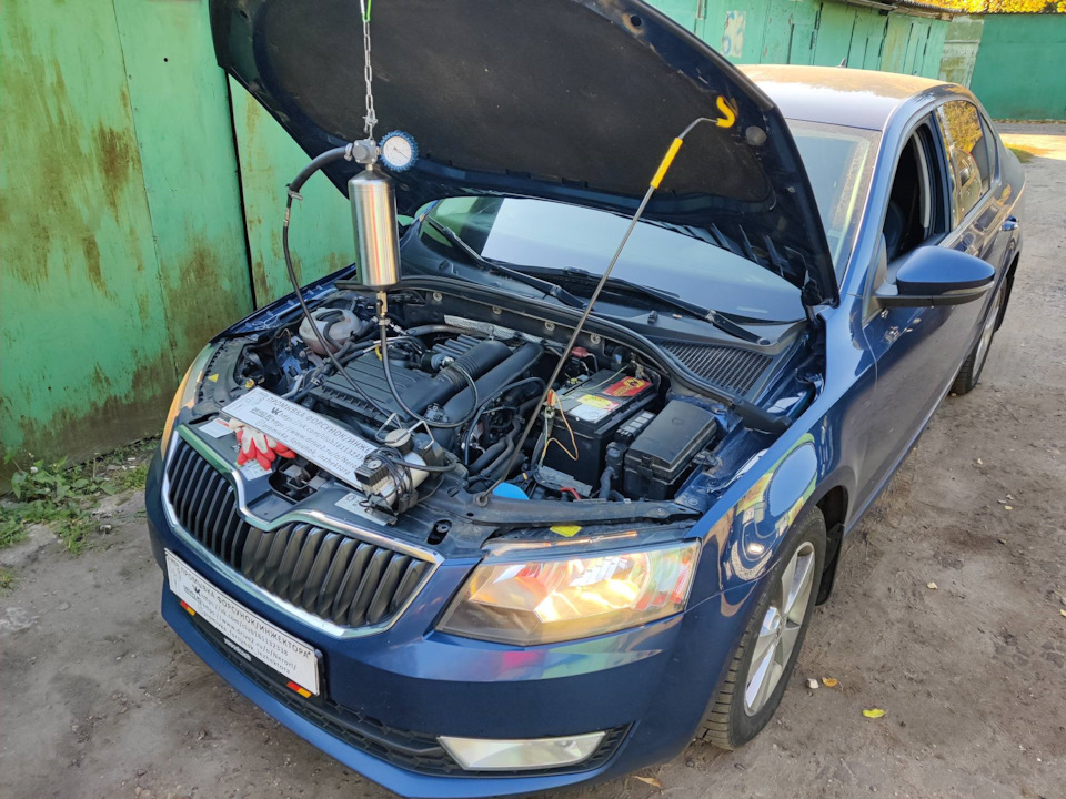 Skoda Octavia a7 промывка топливных форсунок без снятия — Промывка ...