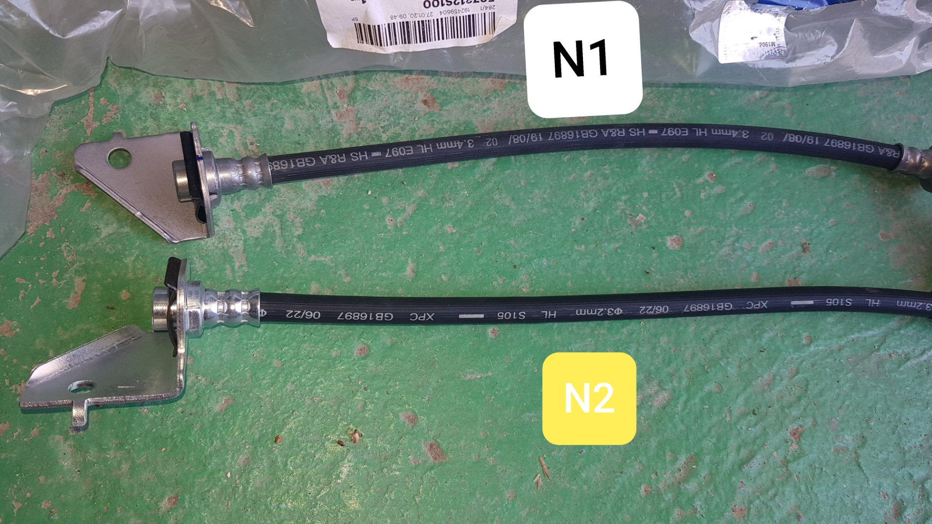 Тормозной шланг оригинал — KIA Sportage (3G), 2 л, 2012 года | запчасти ...